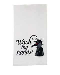 plague doctor kitchen towel halloween decor