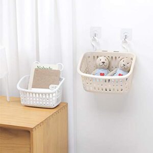 Bernese 3pcs Plastic Hanging Shower Caddy Basket,Connecting Organizer Storage Basket,with Hook,For Bathroom Kitchen, Pantry, Bathroom, Dorm Room