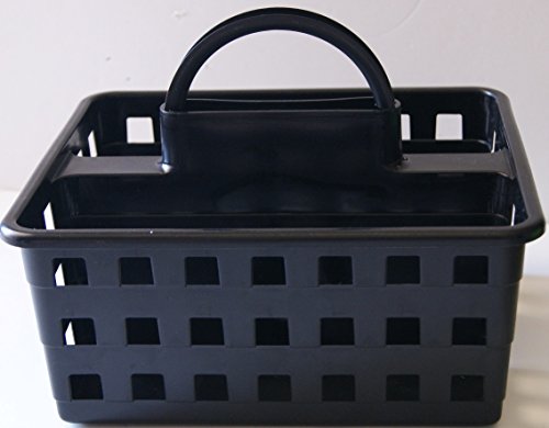 Mainstay Small Utility Shower Caddy Tote (Black)