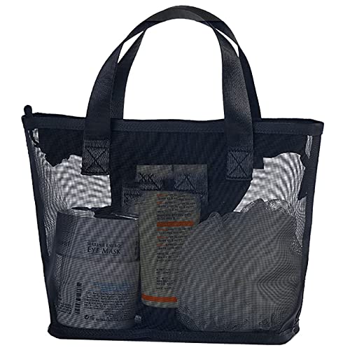 Mesh Shower Bag - Easily Carry, Organize Bathroom Toiletry Essentials While Taking a Shower Mesh Shower Caddy Basket Hanging Portable Shower Tote Bag Toiletry Accessories for Bathroom