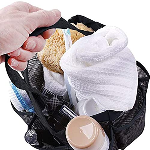 Didcant Mesh Shower Caddy with Durable Handles Portable Shower Tote Bag Basket Organizer for Beach Travel Camping, Hanging Bath Caddies Toiletry for Bathroom College Dorm