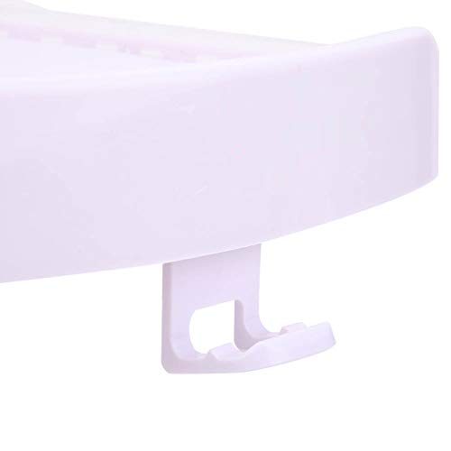 Yosoo Shower Shelf, Bathroom Triangular WallMounted Shower Shelf Corner Bath Storage Holder Organizer Rack