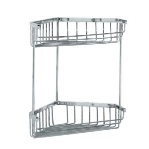 gatco 1475 tub and shower corner caddy, chrome