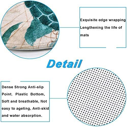 YRIGSUN Sea Turtle Nautical Shower Curtain Sets with Non-Slip Rugs Toilet Lid Cover and Bath Mat Beach Ocean Decor Coastal Shower Curtains with 12 Hooks Fabric Bath Curtain