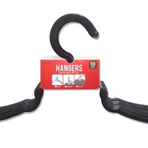 The Easy Life Hangers Flexible 40 Hangers Quality Space Saving That fit Through Any Collar