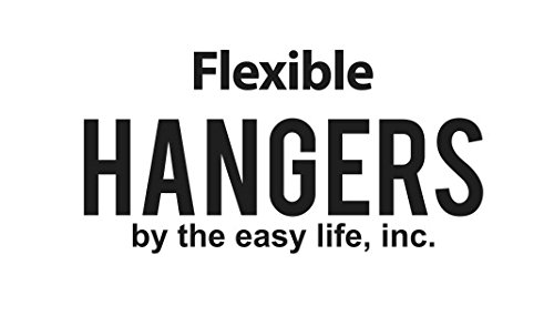 The Easy Life Hangers Flexible 40 Hangers Quality Space Saving That fit Through Any Collar