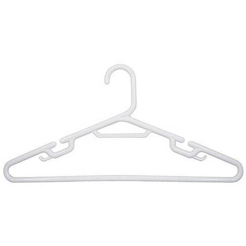 Mighty Hangers 36 Set Storage Organization Heavy Duty Plastic White Servicrt Clotheshanger Hangers Clothes Hangers Clothing Hangers Hanger Rack Storage Hangers Closet Clothes Organizer