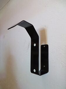 side view helmet wall black display rack