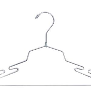 NAHANCO LIN14 14" Chrome-Plated Lingerie Hanger (Pack of 100)