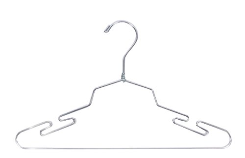 NAHANCO LIN14 14" Chrome-Plated Lingerie Hanger (Pack of 100)