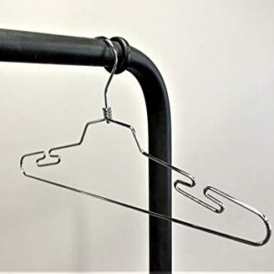 NAHANCO LIN14 14" Chrome-Plated Lingerie Hanger (Pack of 100)