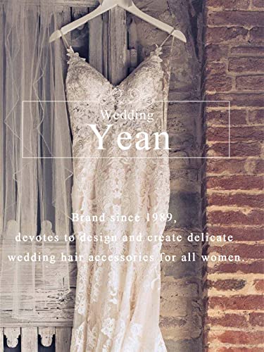 Yean Flower Wedding Hangers White Wood Color Bow Knot Bride Dress Hanger Groom Suit Hanger Engraved Bridal Gown Hanger for Women and Men (Bride and Groom (Pack of 2)