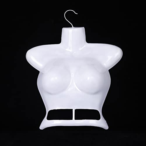 Cabilock 5pcs Female Hollow Back Mannequin Torso Set Dress Body Torso Dress Form Hanging Hook Body Shape Bikini Hanger for Lingerie Swimsuit Hanger