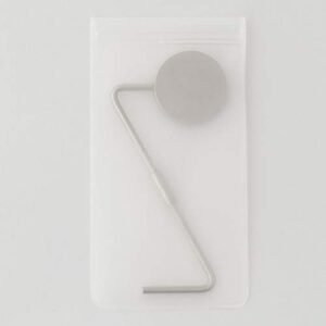 MUJI Bag Hanger, Aluminium, Silver, One Size (4945247506860)