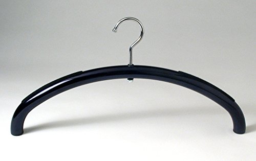 Precision Hanger in Black With Felt. The Dimple & Crease Free Hanger Solution -Click "2 New" for Other Offers!