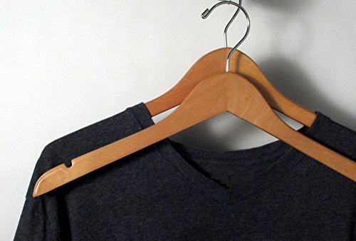 Precision Hanger in Black With Felt. The Dimple & Crease Free Hanger Solution -Click "2 New" for Other Offers!