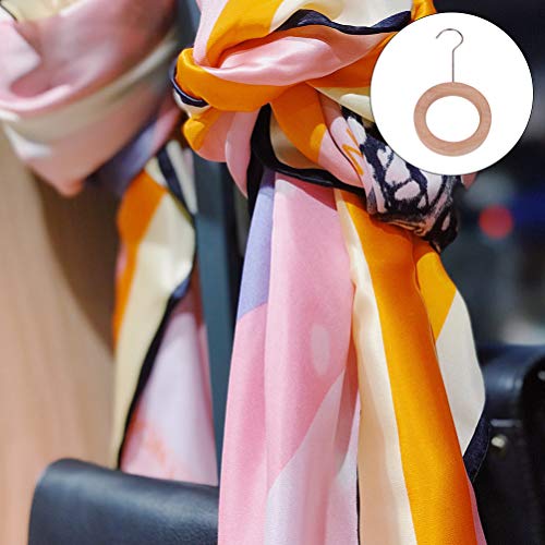 BESPORTBLE Coat Hangers Coat Hangers Wooden Scarf Hanger, Multipurpose Belt/Tie Holder Organizer for Closet - Organizer for Neckties, Shawls Scarves, Pashminas Tie Hanger