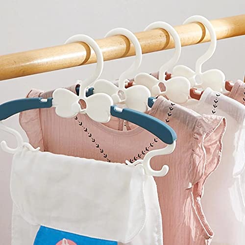 DOUBAO 10Pcs Hanger Retractable PP Baby Clothes Hanger fwor Family Use (Color : D, Size : 28cm x 17cm)