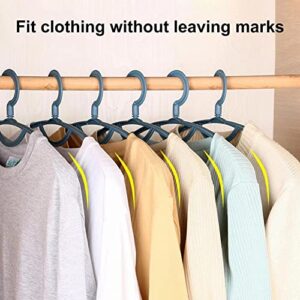 DOUBAO 5Pcs Non-Slip Thickened Plastic Clothes Hangers Shirts Pants Clothes Wide Shoulder Racks Home Supplies (Color : D, Size : 19cm x 40.3cm x 3cm)