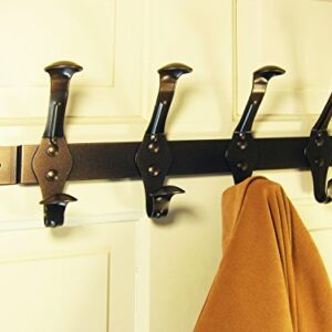 SmartHook 105 Garment Friendly Hook Rail (Antique Bronze)