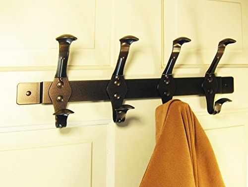 SmartHook 105 Garment Friendly Hook Rail (Antique Bronze)