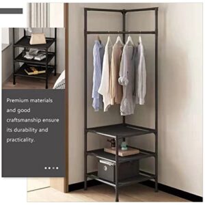 LIFKOME Heavy Duty Hangers Garment Rack Hanging Coat Rack Handbags Clothes Rack Clothes Stand for Corner Scarf Hanger