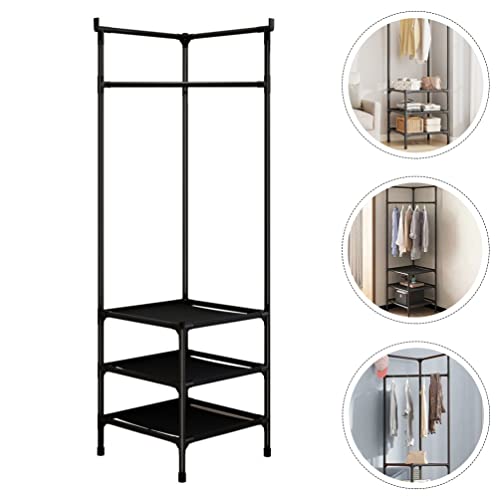 LIFKOME Heavy Duty Hangers Garment Rack Hanging Coat Rack Handbags Clothes Rack Clothes Stand for Corner Scarf Hanger