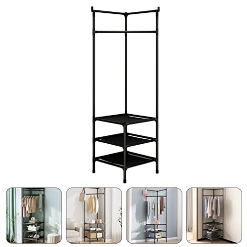 LIFKOME Heavy Duty Hangers Garment Rack Hanging Coat Rack Handbags Clothes Rack Clothes Stand for Corner Scarf Hanger