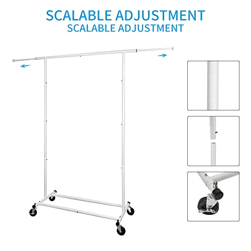 Fishat Simple & Heavy Duty Single Standard Rod Garment Rack