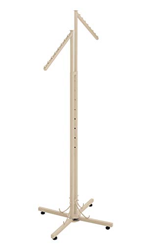 SSWBasics 2-Way Clothing Rack with Slant Arms - Boutique Ivory