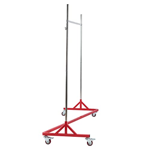 ROREP Z Rack Commercial Z Base Garment Rack Heavy Duty Rolling Z Garment Rack for department stores and laundries.