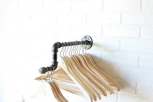 Urban Industrial Pipe Wall Rack - Clothing Rack, Closet Organization, Retail Display