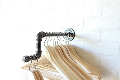 Urban Industrial Pipe Wall Rack - Clothing Rack, Closet Organization, Retail Display