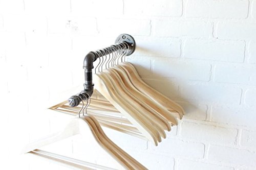 Urban Industrial Pipe Wall Rack - Clothing Rack, Closet Organization, Retail Display