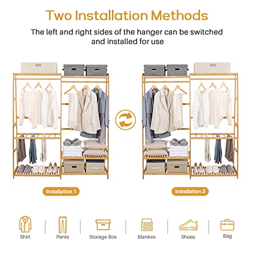 Homde Clothing Rack + Extral Large Clothes Rack