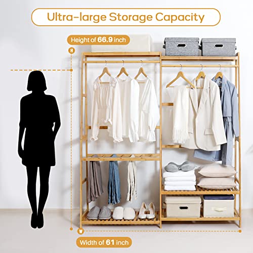 Homde Clothing Rack + Extral Large Clothes Rack