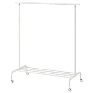 ikea rigga clothes rack (white)