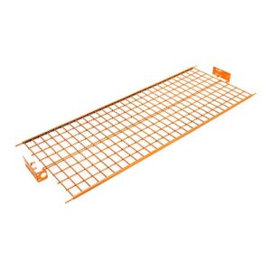 Only Garment Racks Z Rack Base Shelf - Heavy Duty Two Piece Design Folding Wire Base Shelf for Z Racks - Orange