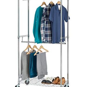 Home Storage Space Garment Rack - Chrome