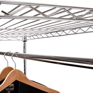 Home Storage Space Garment Rack - Chrome