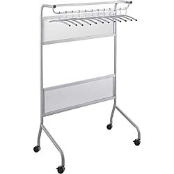 safco products 4601gr impromptu garment rack, silver