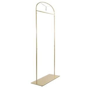 Titunjian Gold Clothes Rack Wedding Dress Display Rack Garment Clothes Hanger Dress Display Strorage Floor-Standing Clothing Rack Organizer