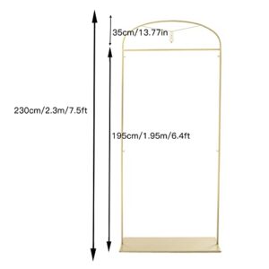 Titunjian Gold Clothes Rack Wedding Dress Display Rack Garment Clothes Hanger Dress Display Strorage Floor-Standing Clothing Rack Organizer