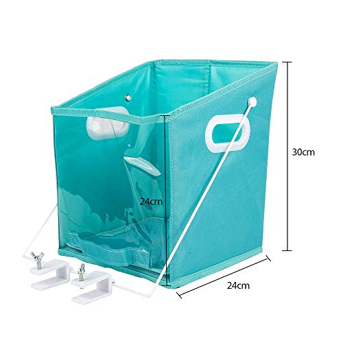 BAIHUAXIN Closet Caddy - Pull Down Foldable Storage Bin,Foldable Organizers with Transparent Window for Bedroom Bathroom Clothing Storage Organizer