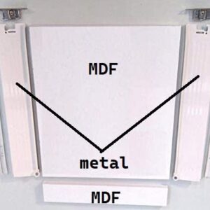 Replacement Metal Drawer Box with Slides- Slide Out Metal Sides and Slides Choose Your Size