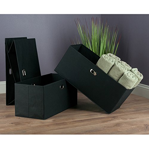 Winsome Wood Torino Storage/Organization, Black