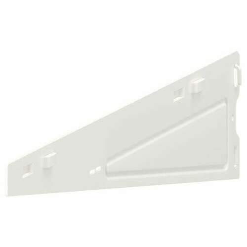 BOAXEL Bracket 15 3/4" White fits Boaxel Mounting Rail Shelf Clothes Rail