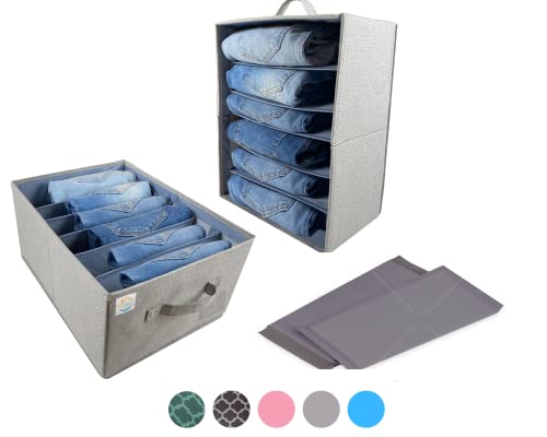 About tidy Love 6 Grids Closet Organizer, Sturdy Wardrobe Clothes Organizer for Folded Clothes, Clothes Storage Organizer for T-Shirts, Jeans, Drawer Divider Storage