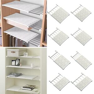 cielo meraviglioso multifunctional shelf storage rack - tension shelf, expandable shelf, adjustable shelves for closet/camper, expandable closet tension shelf rod