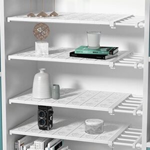 Cielo Meraviglioso Multifunctional Shelf Storage Rack - Tension Shelf, Expandable Shelf, Adjustable Shelves for Closet/Camper, Expandable Closet Tension Shelf Rod